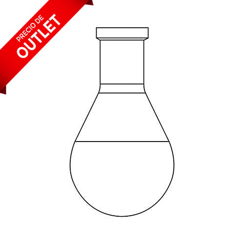 1934. MATRAZ DE EVAPORACION DE VIDRIO 1LT FORMA DE PERA CON BRIDA P/EV ...