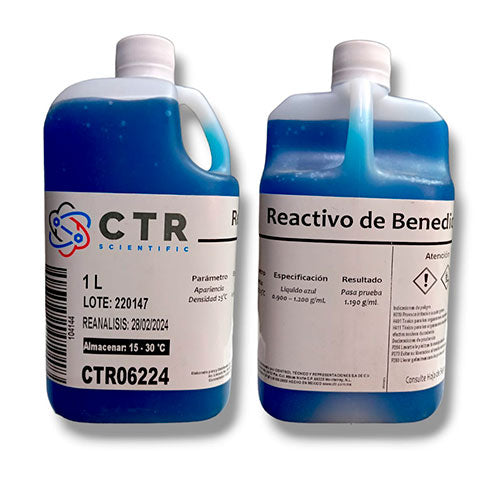 50909. BENEDICT REACTIVO PLASTICO 1LT - CTR – CTR Scientific