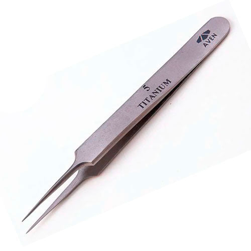 24940. PINZA DE TITANIO ESTILO AA 130MM AVEN – CTR Scientific
