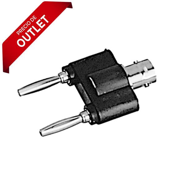 1955. CONECTOR HEMBRA BNC C/PAR DE PINES DE 4MM PHYWE – CTR Scientific