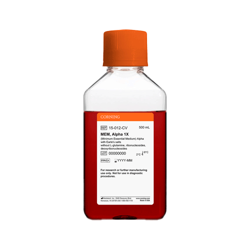 26374. MEM (MINIMUM ESSENTIAL MEDIUM) ALPHA MEDIUM 500ML C/6 CORNING – CTR Scientific