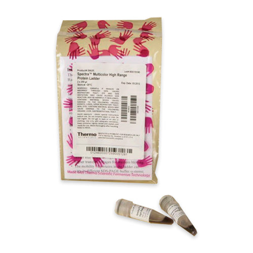 10353. SPECTRA MULTICOLOR HIGH RANGE PROTEIN LADDER 40 TO 300KDA 2X250 ...