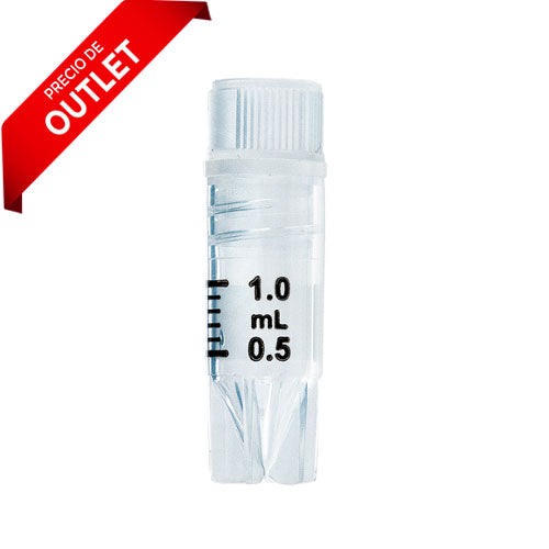 24759. VIAL CRIOGENICO (CRIOVIAL) 1ML CRYOFREEZE ROSCA INTERNA, BASE S ...