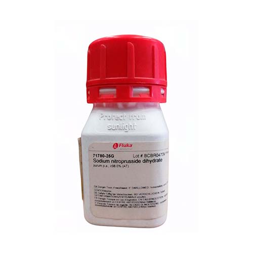 4191. NITROPRUSIATO DE SODIO DIHIDRATADO, 98.0%, 25GR - FLUKA HONEYWEL ...