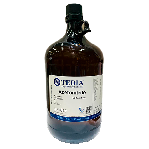 4055. ACETONITRILO GRADO LC/MS FRASCO DE 4LT - TEDIA – CTR Scientific