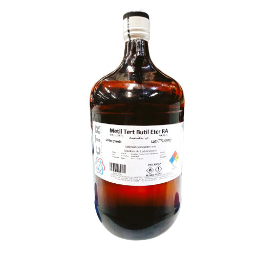 22869. METIL TERT-BUTIL ETER RA ACS VIDRIO AMBAR 4LT CTR – CTR Scientific