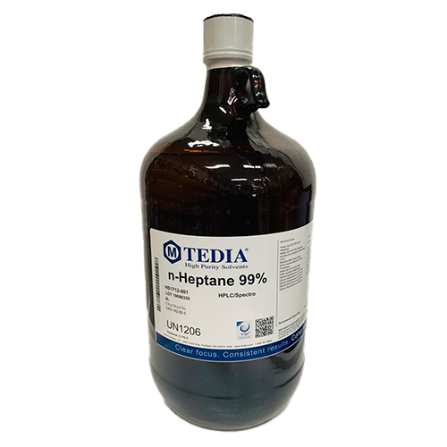 4087. N-HEPTANO 99% GRADO HPLC/SPECTRO FRASCO CON 4LT - TEDIA – CTR ...
