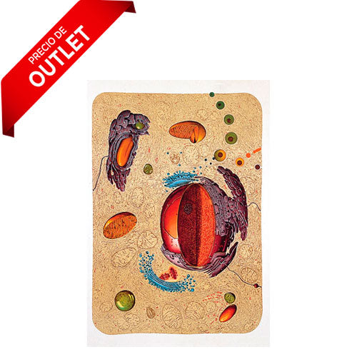 23723. LAMINA DE ESTRUCTURA DE UNA CELULA HUMANA 84CMX118CM 3B SCIENTI ...